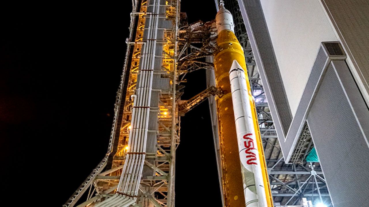 Raketa SLS na Floridě | Artemis I. | Stream