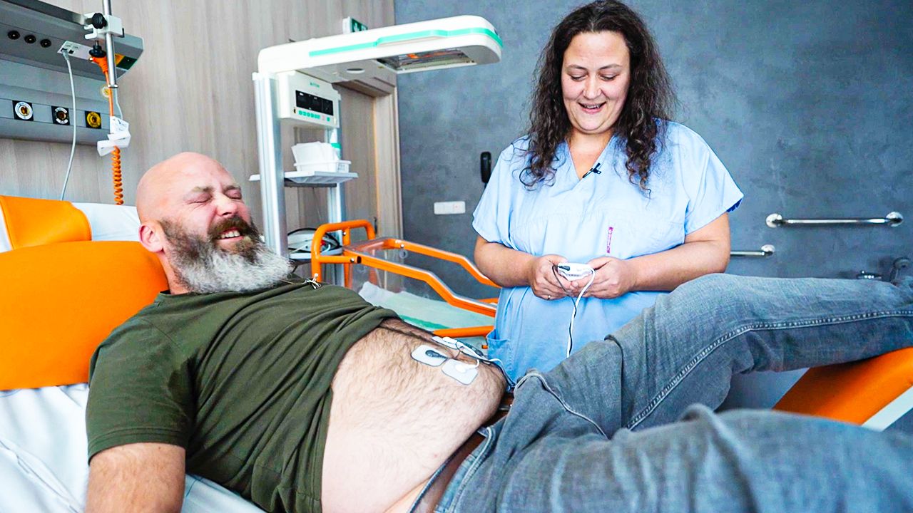 Porod - simulátor bolesti i pro muže | Stream