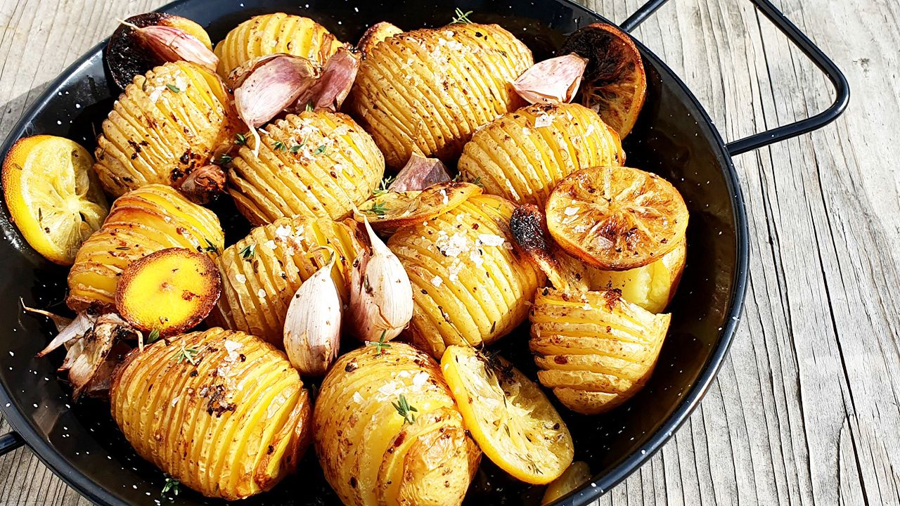 Pečené brambory s tymiánem a citronem | Stream